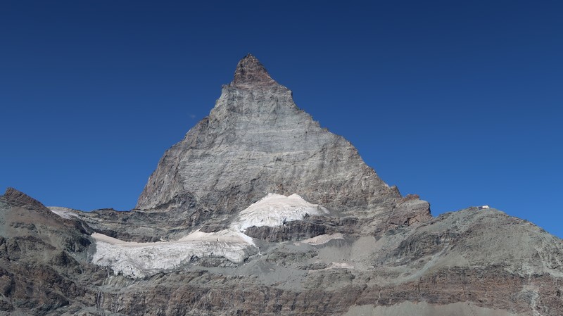 Hörnlihütte et Matterhorn Glacier Trail, randonnée d'été depuis Trockener Steg en dessus de Zermatt